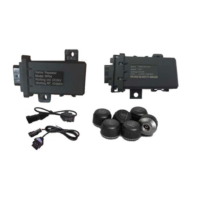 6 wheel External bus Tpms with can bus from China manufacturer ...